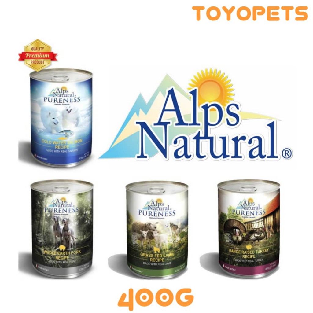 ALPS NATURAL PURENESS Dog Can Food 400g | Shopee Malaysia