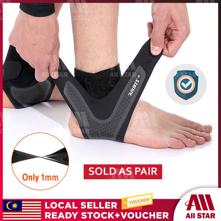 ALLSTAR 1Pair Sport Fitness Gym Futsal Jog Ankle Brace Adjustable ...