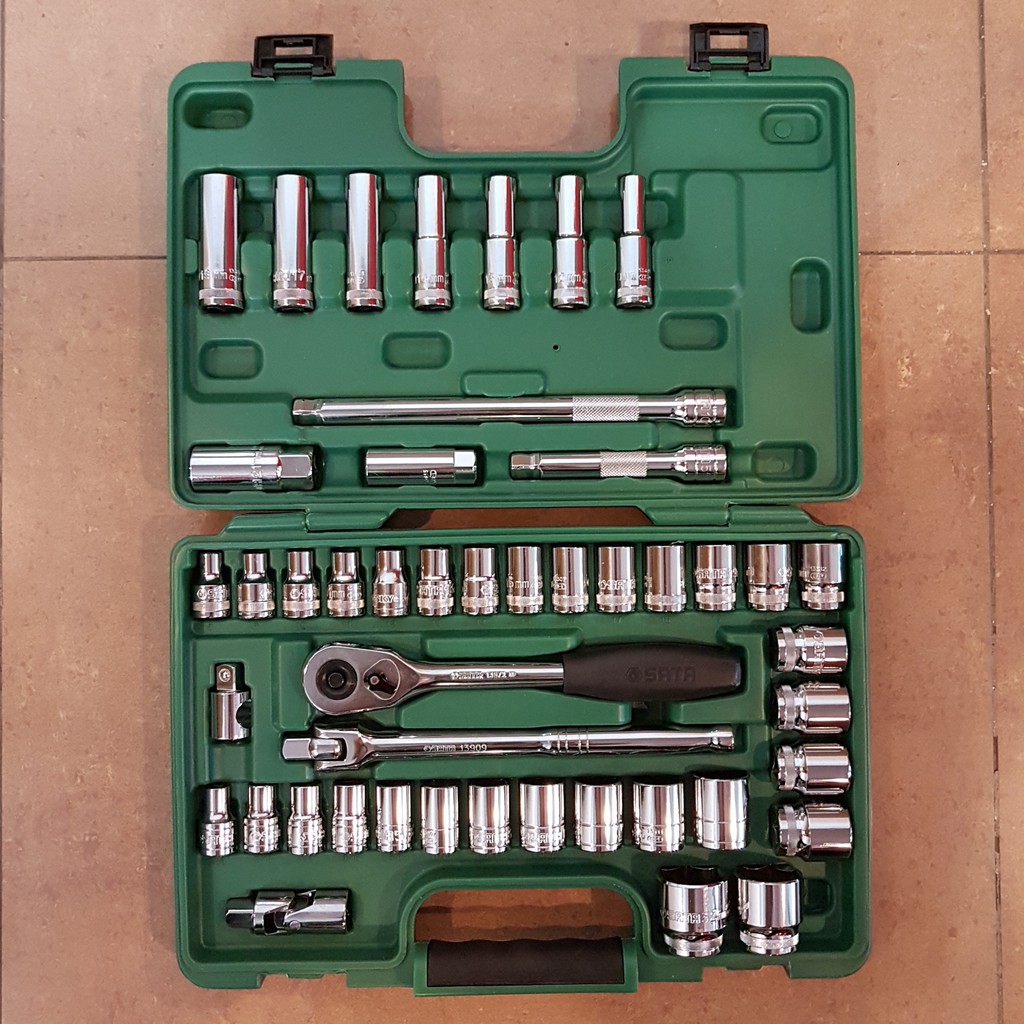 Sata 09006 Socket Set 46pc, 1/2" Metric & S.A.E ID557845 | Shopee Malaysia