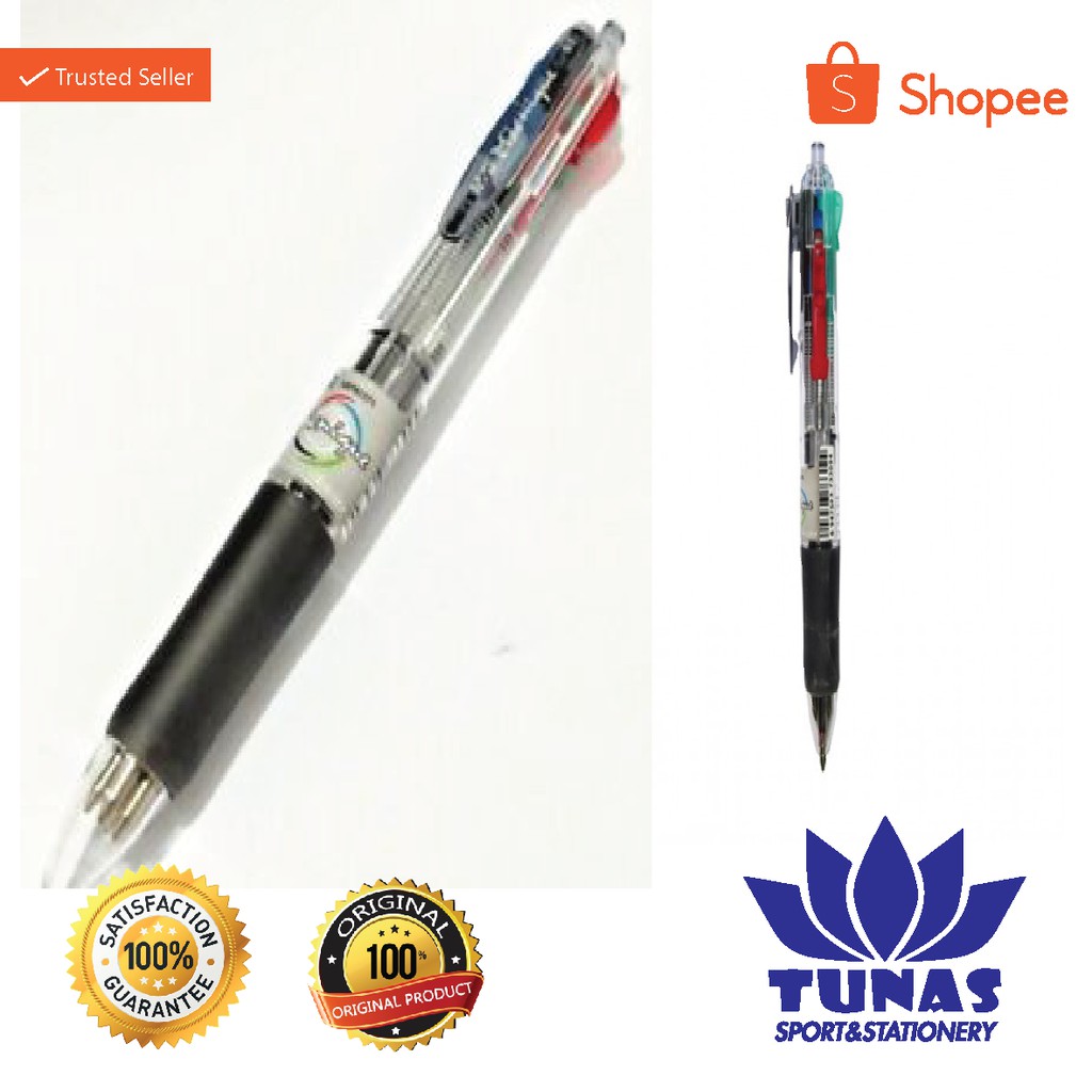 M&G 4 Colours Pen 0.7mm ABP80371 Color Ballpoint Pen BallPen (Blue ...