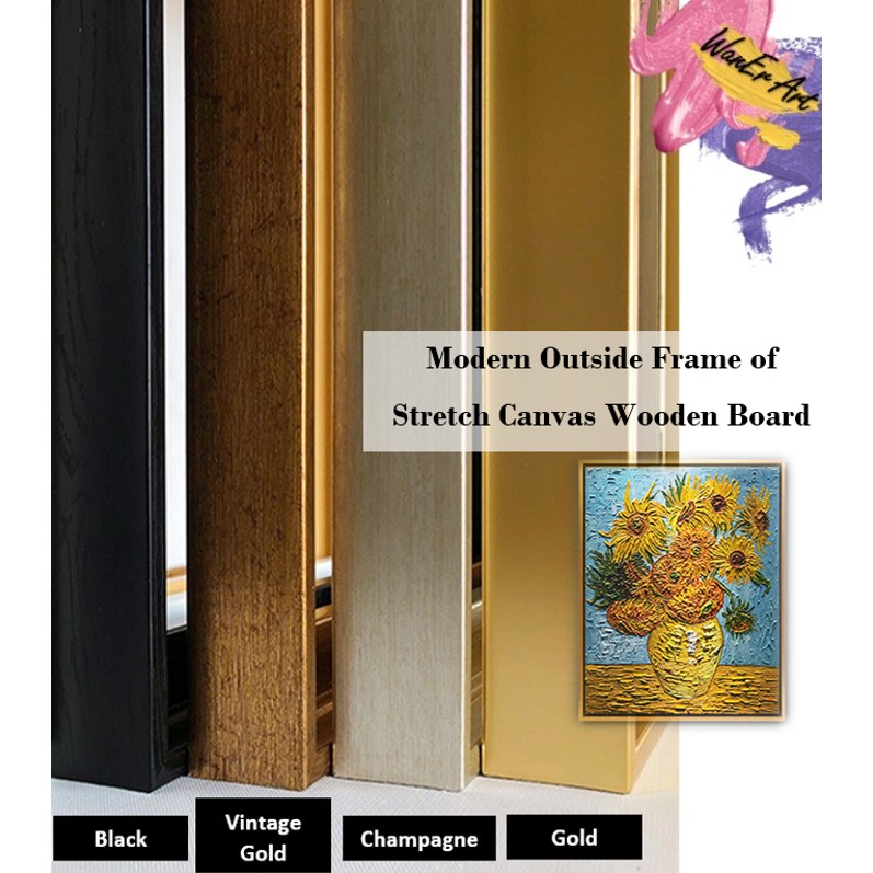 "Ready Stock" Modern Outside Frame of Canvas (Suitable for Canvas with ...