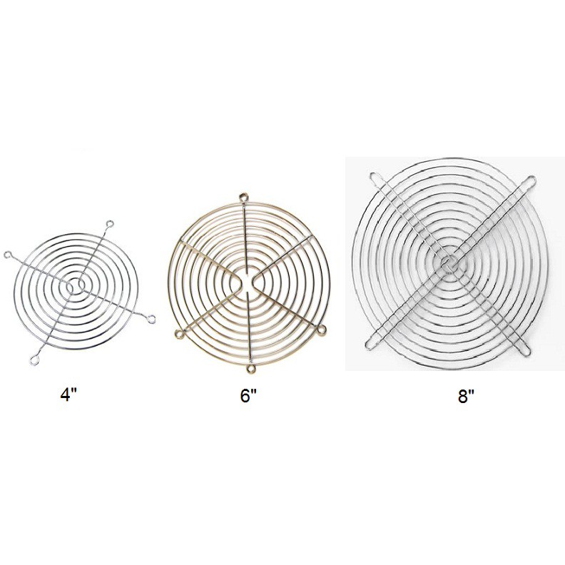 Metal Fan Guard for 4" 6'" 8" Axial Fan | Shopee Malaysia