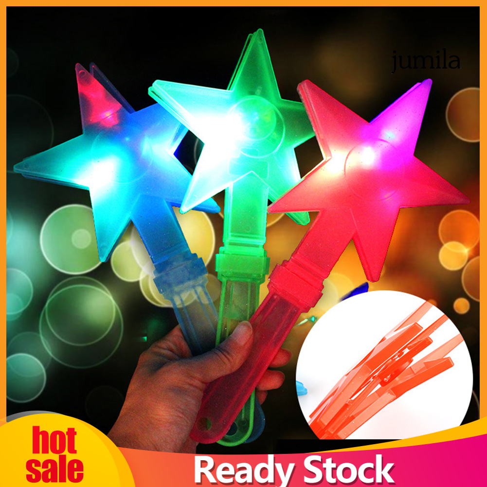 1Pc Star LED Hand Clapper Noise Maker Flash Light Glow Stick Party ...