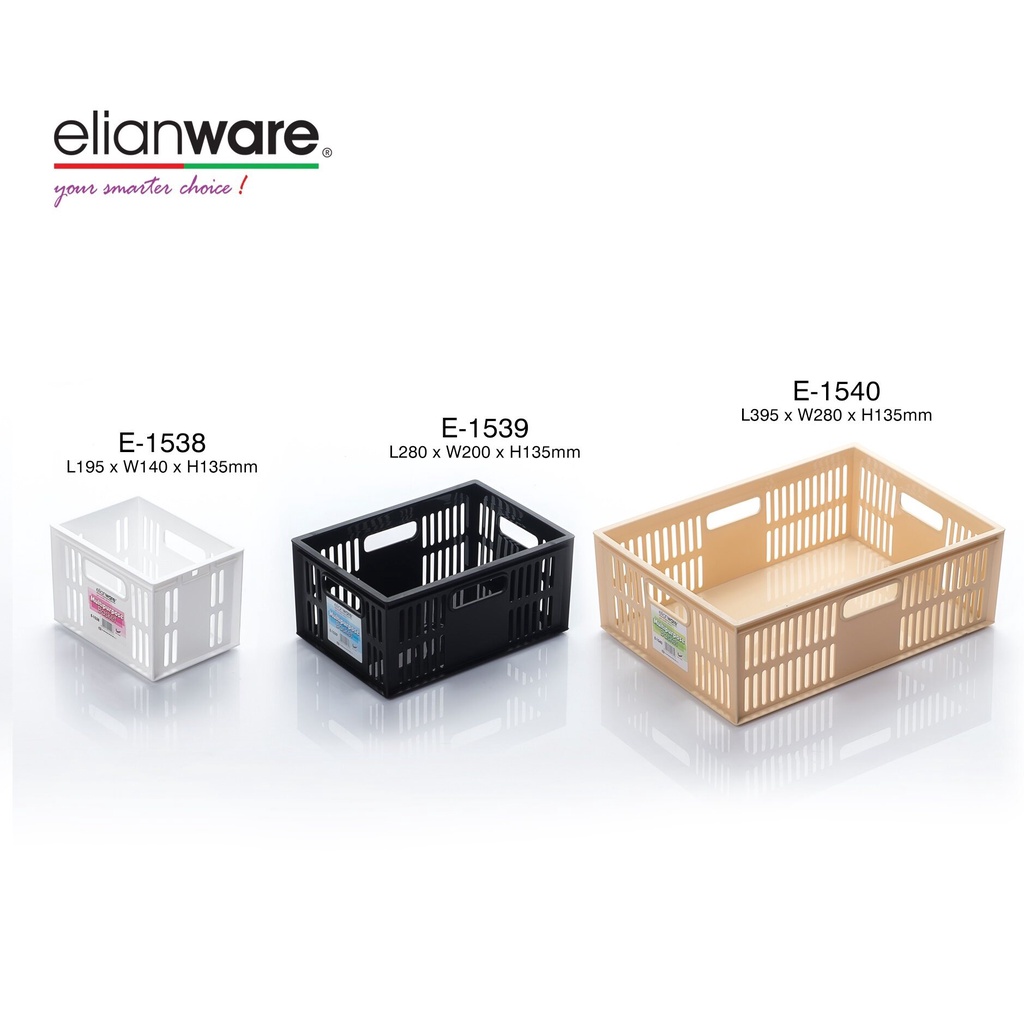 Elianware E-1538/E-1539/E-1540 Stackable Multipurpose Basket Kitchen ...