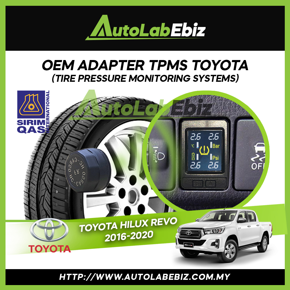 TPMS OEM Toyota Hilux Revo 2016-2020 Adapter Display Tire Pressure ...