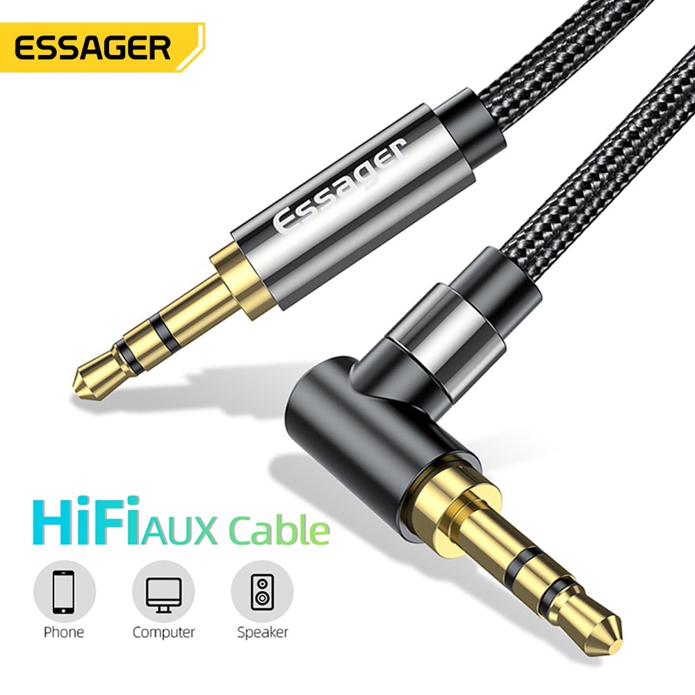 Essager AUX Cable 3.5mm Jack Audio Cable For Speaker Wire Headphone Car ...