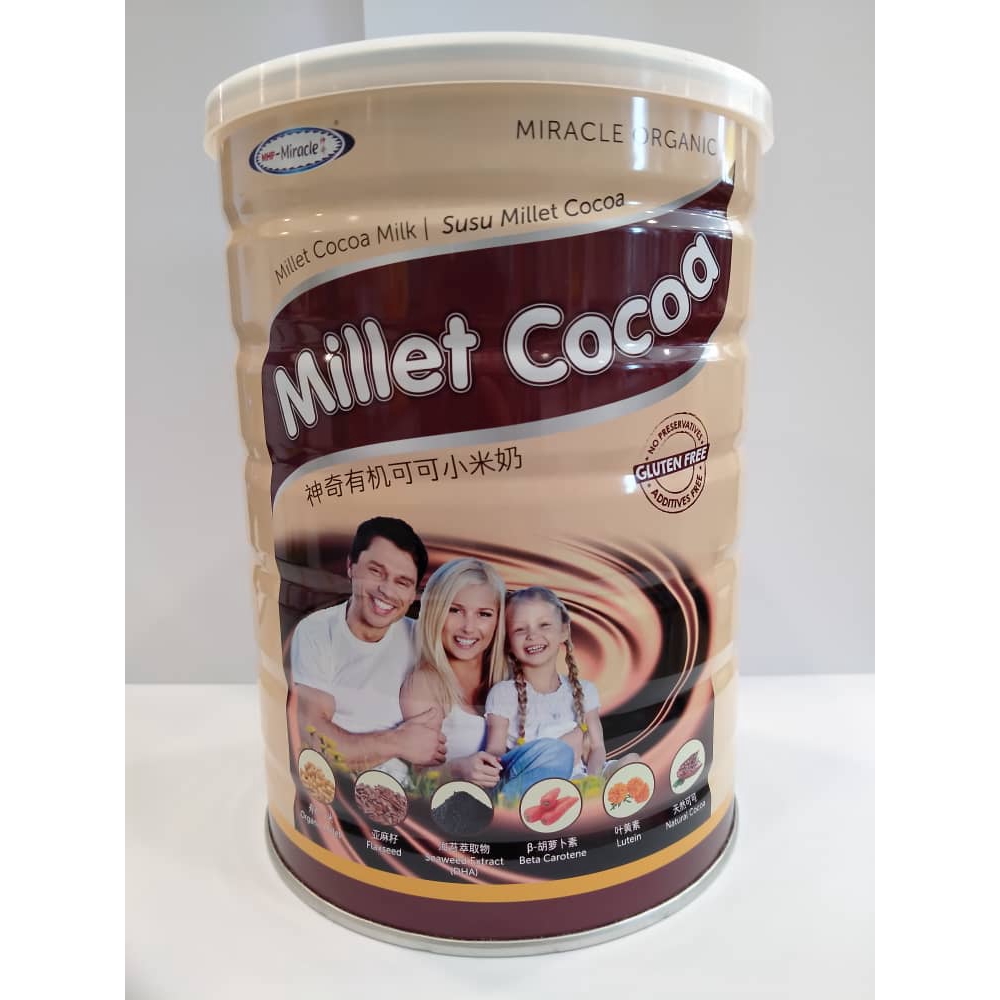 MHP-MIRACLE Millet Cocoa Milk 900g | Shopee Malaysia