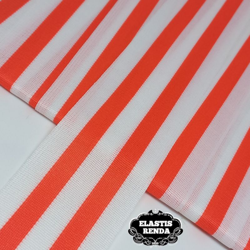 (Price Per Meter) Orange Degradation Thin Rib Ribbon Width 4,8cm / 48mm ...