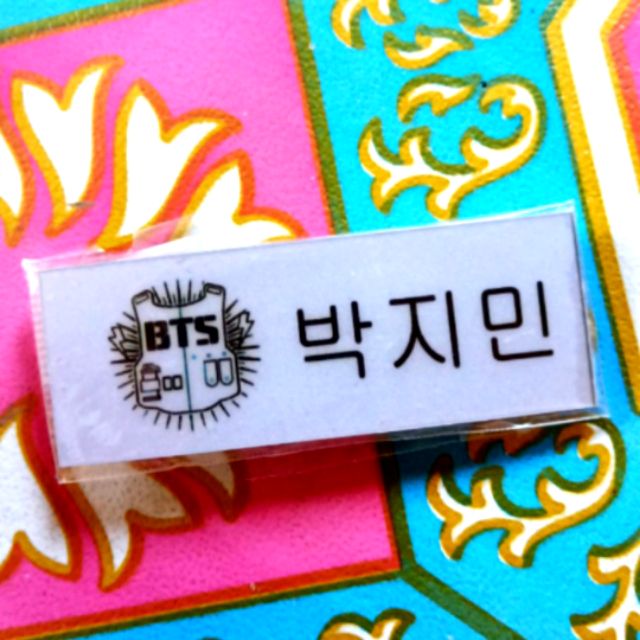 BTS JIMIN NAME TAG READY STOCK | Shopee Malaysia