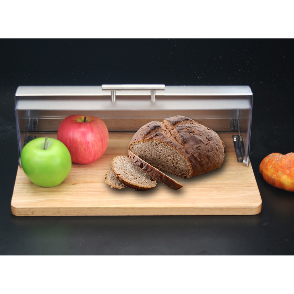 LARGE BREAD BOX WITH SEE THROUGH COVER SE32463 | Shopee Malaysia