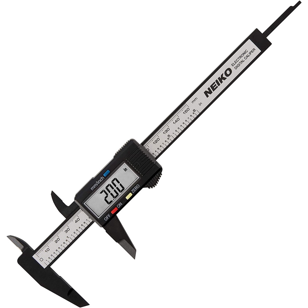 NEIKO 01407A Electronic Digital Caliper 0 6 Inches Stainless Steel Plastic with Large LCD Screen Inch Millimeter Shopee Malaysia