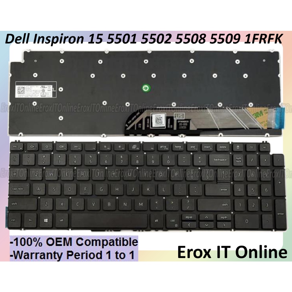 Dell Inspiron 15 5501 5502 5508 5509 5590 5591 5598 5593 5594 5584 3501 ...