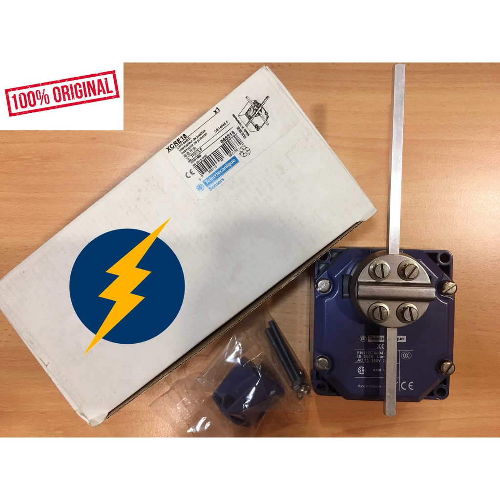 Schneider XCRE18 Limit switch XCR - metal stay put crossed rods lever ...