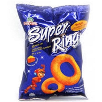 5 Packs Large Oriental Super Ring Cheese Ring 60g Each HALAL (LOCAL ...