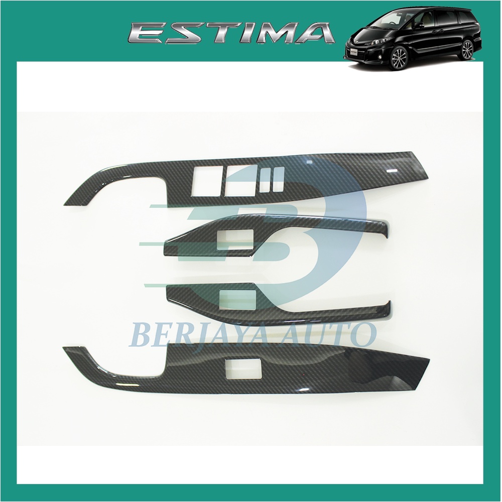 Toyota Estima ARC50 ACR55 (2006-2024) Hiasan Penutup Dalaman Karbon ...