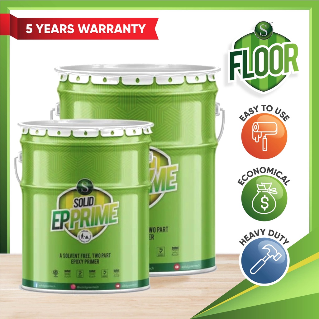 SOLID EP PRIME Solvent Free Epoxy Primer (1Kg / 5Kg) | Shopee Malaysia