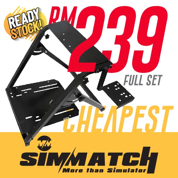 Racing Simulator Steering wheel stand Rig Foldable Cockpit for Logitech ...