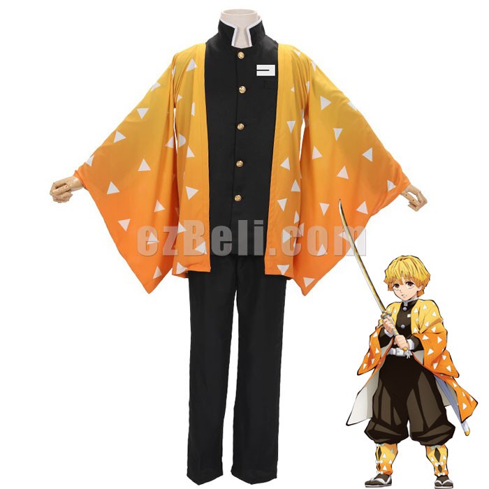 Anime Demon Slayer Kimetsu no Yaiba Zenitsu Agatsuma Blade of Demon ...