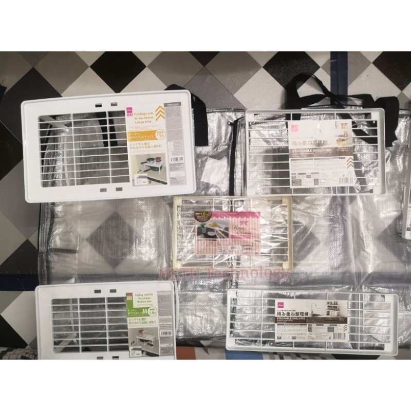 Daiso Japan Folding Storage Rack For Kitchen /Table | Shopee Malaysia