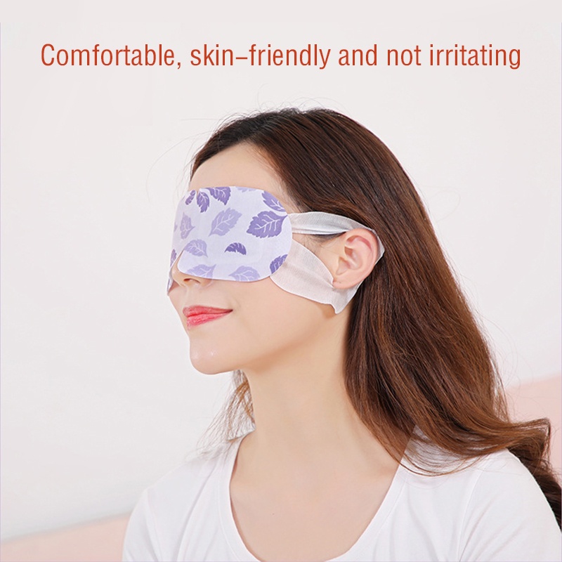 Warm Steam Eye Mask Sleeping Eyes Massage Eye Care Relax Remove Dark ...