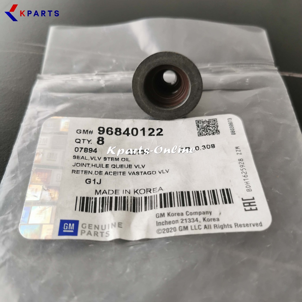 VALVE SEAL - 1PC (GENUINE PART) CHEVROLET OPTRA 1.6 / CHEVROLET AVEO 1. ...