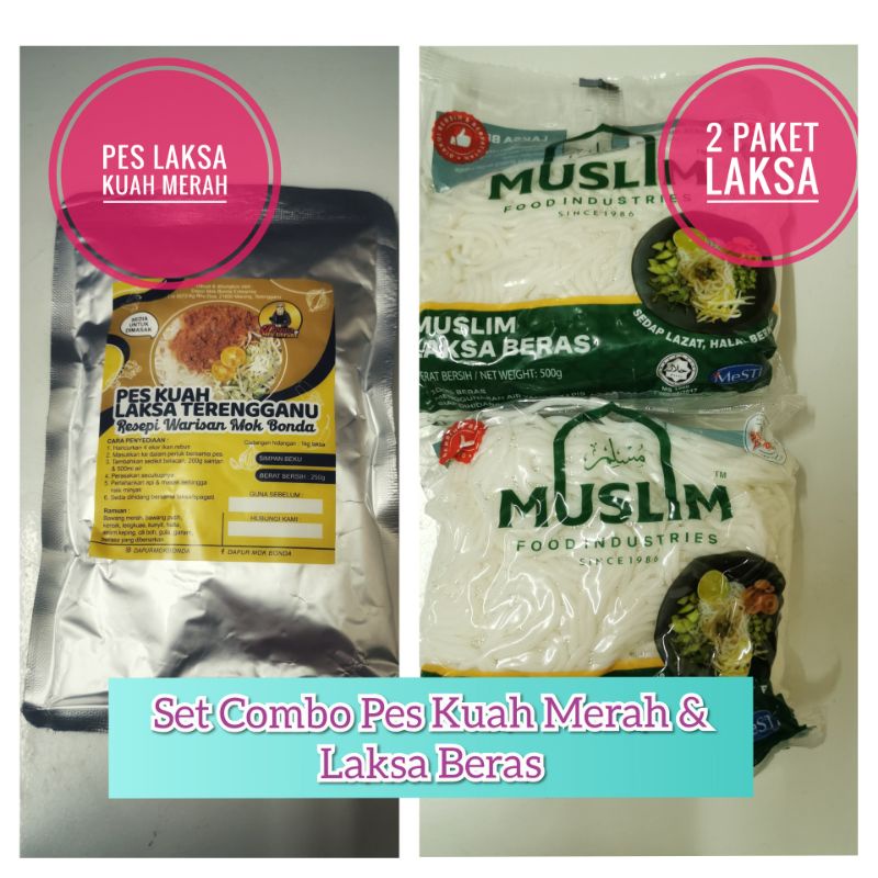 Set Jimat Combo Pes Kuah Merah & 2 Paket Laksa | Shopee Malaysia