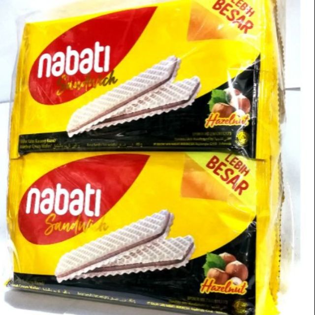 NABATI Hazelnut Wafer Lebih Besar (Ready Stock) | Shopee Malaysia