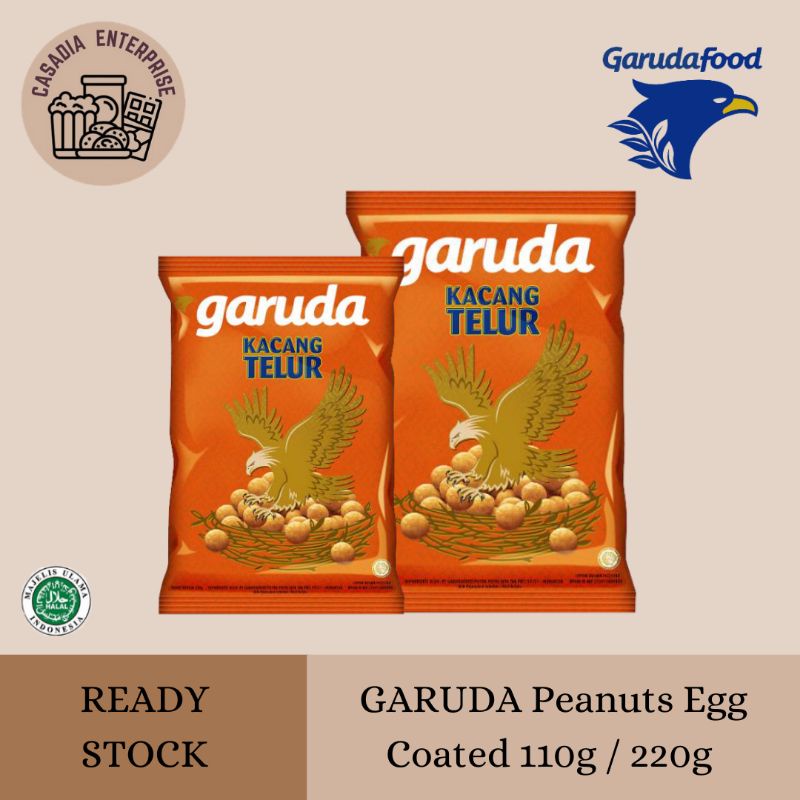 [HALAL] GARUDA Egg Coated Peanuts 110g/220g | Shopee Malaysia