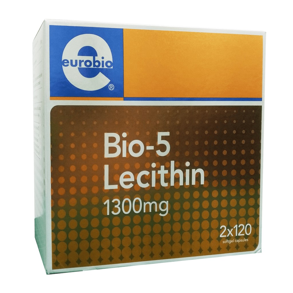 Eurobio Bio-5 Lecithin 1300mg (120's / 2x120's) [EXP:03/2026] | Shopee ...