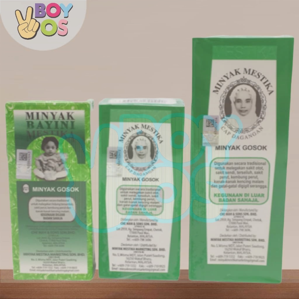 Minyak Mestika Gosok / Minyak Bayini Mestika Telon (30ml /60ml ...