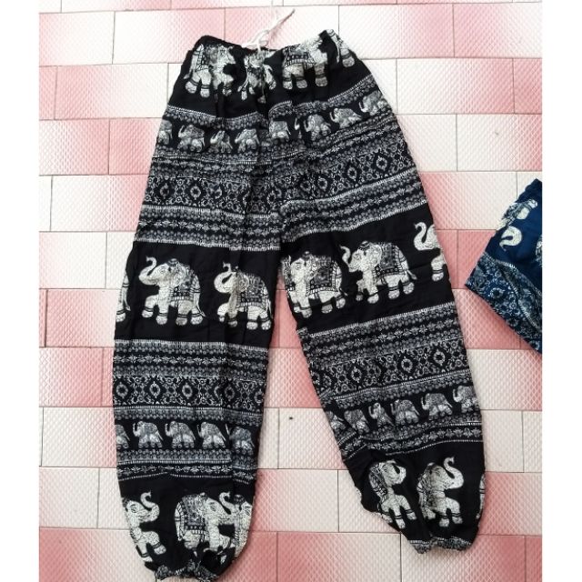 THAILAND Batik seluar panjang corak elephant / 泰国Batik 大象长裤 / CORAK ...