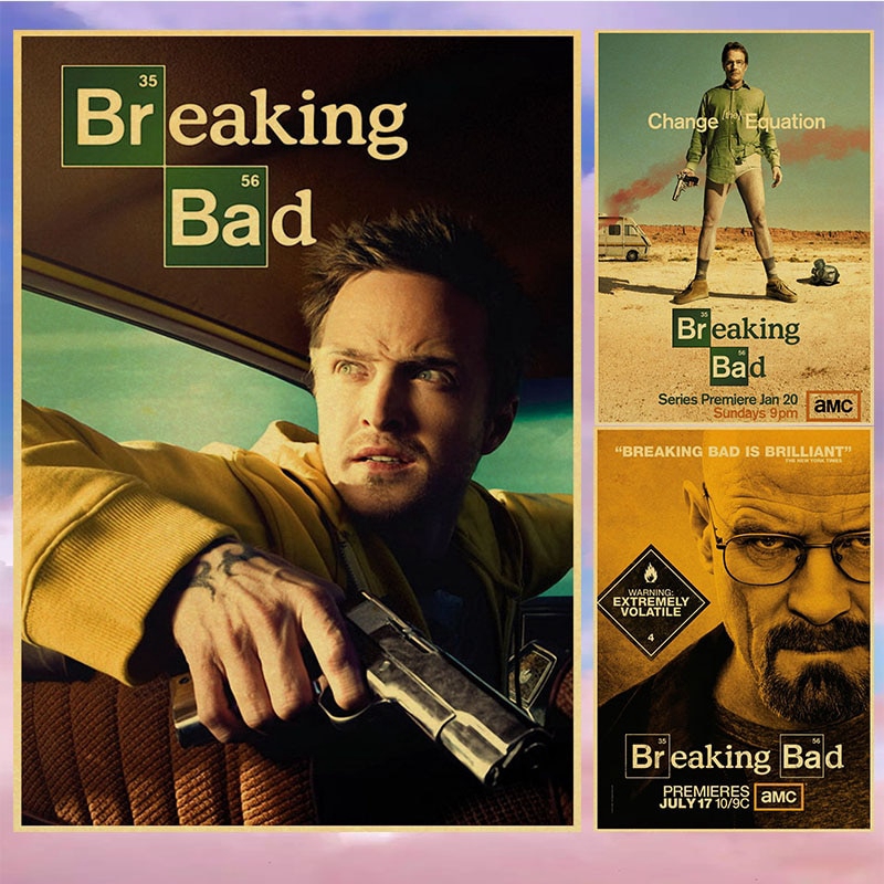 Vintage Breaking Bad Poster American TV series classic posters mural ...