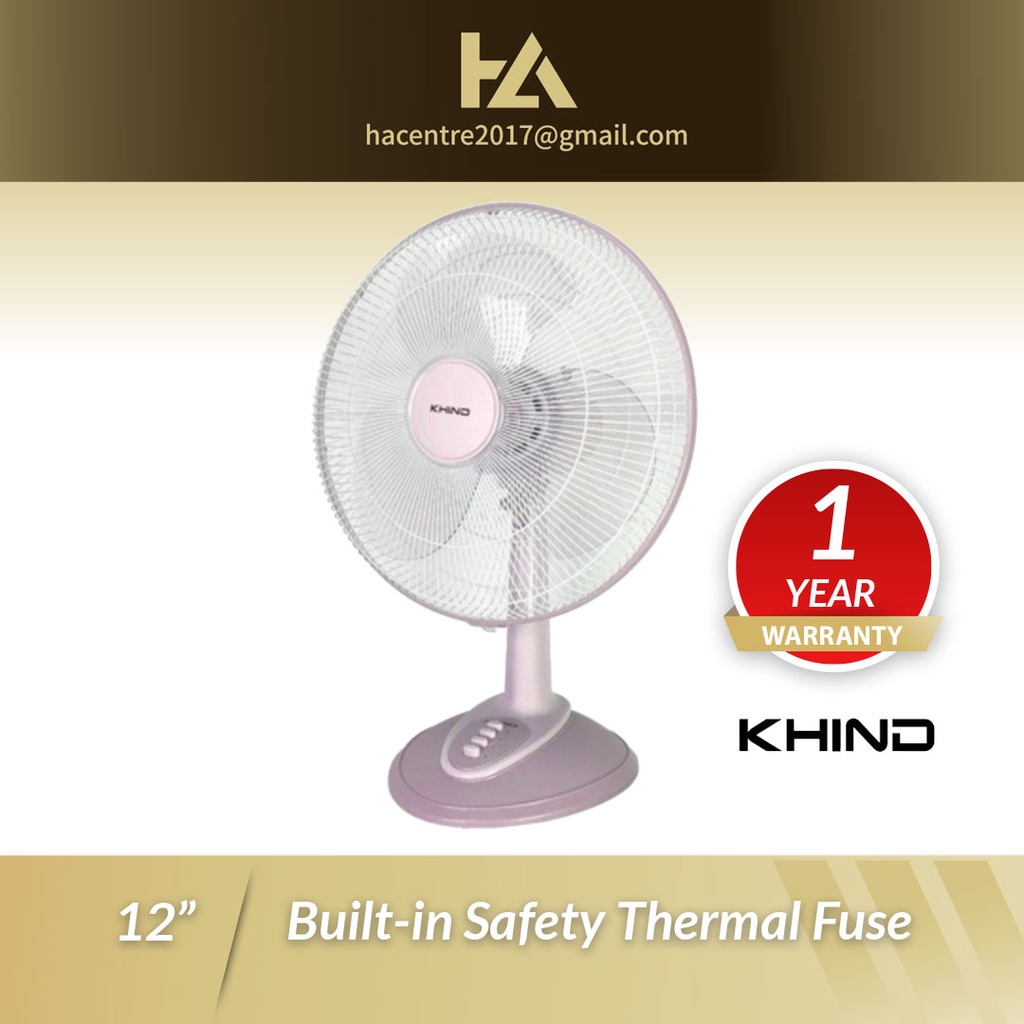 Khind Table Fan 12" TF1210SE 桌面式风扇 Kipas Meja | Shopee Malaysia