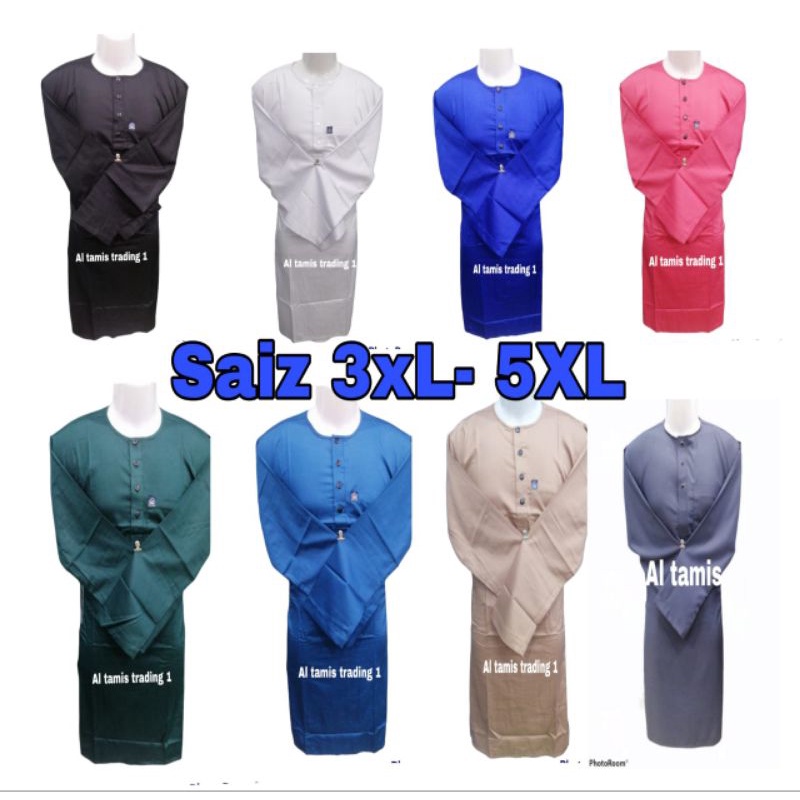 Kurta Labuh Sufi @Haji @Karkon Kain India Cotton | Shopee Malaysia