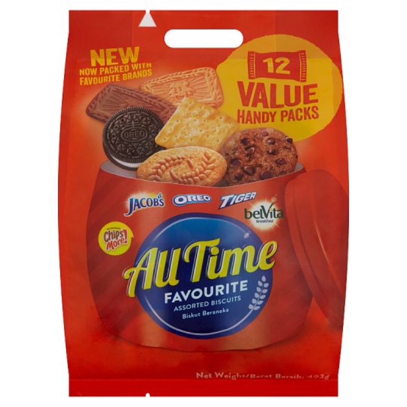 All Time Favourite Assorted Biscuits 12 Packs 493g | Shopee Malaysia