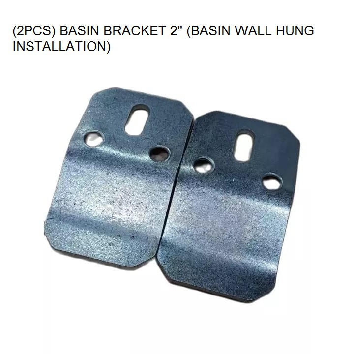 (2PCS) BASIN BRACKET 2" (BASIN WALL HUNG INSTALLATION) | Shopee Malaysia