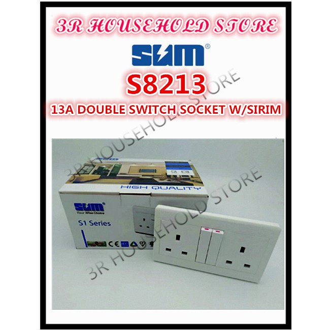 [SIRIM CERTIFIED] SUM S1 SERIES SWITCH SOCKET OUTLET / SWITCHES (SIRIM ...