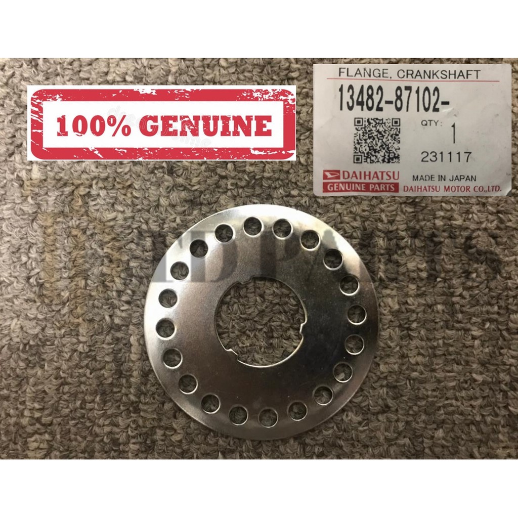 100% GENUINE PERODUA RUSA 1.3 1.6 CRANKSHAFT FLANGE 13482-87102 ...