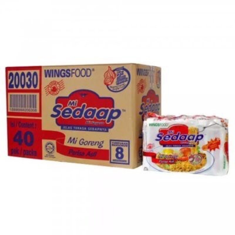 Mi Sedaap Goreng Perisa Asli & perisa soto ( 8PKT X 5PCS) | Shopee Malaysia