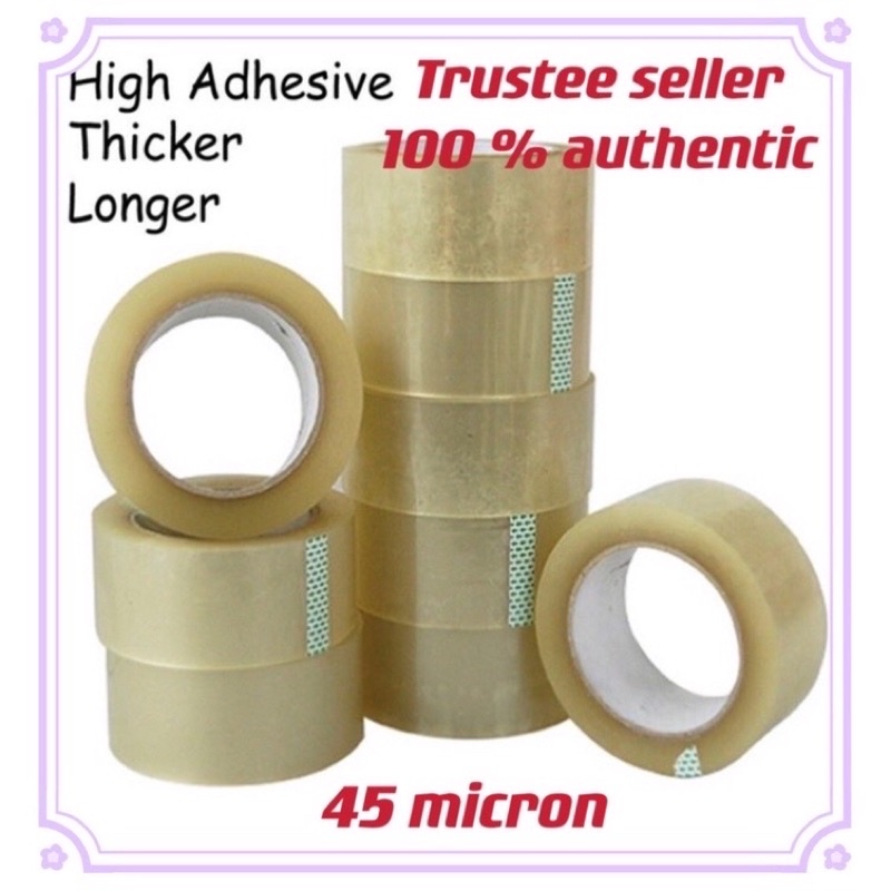 [Ready stock]OPP Tape Transparent / Clear Tape / Packaging Tape / 48mm ...
