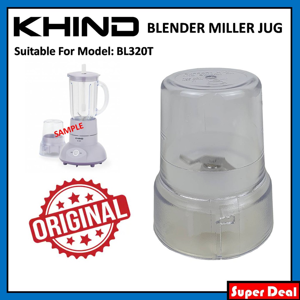 Original Khind Blender Miller Jug Only For Model BL320T BL310 | Shopee ...