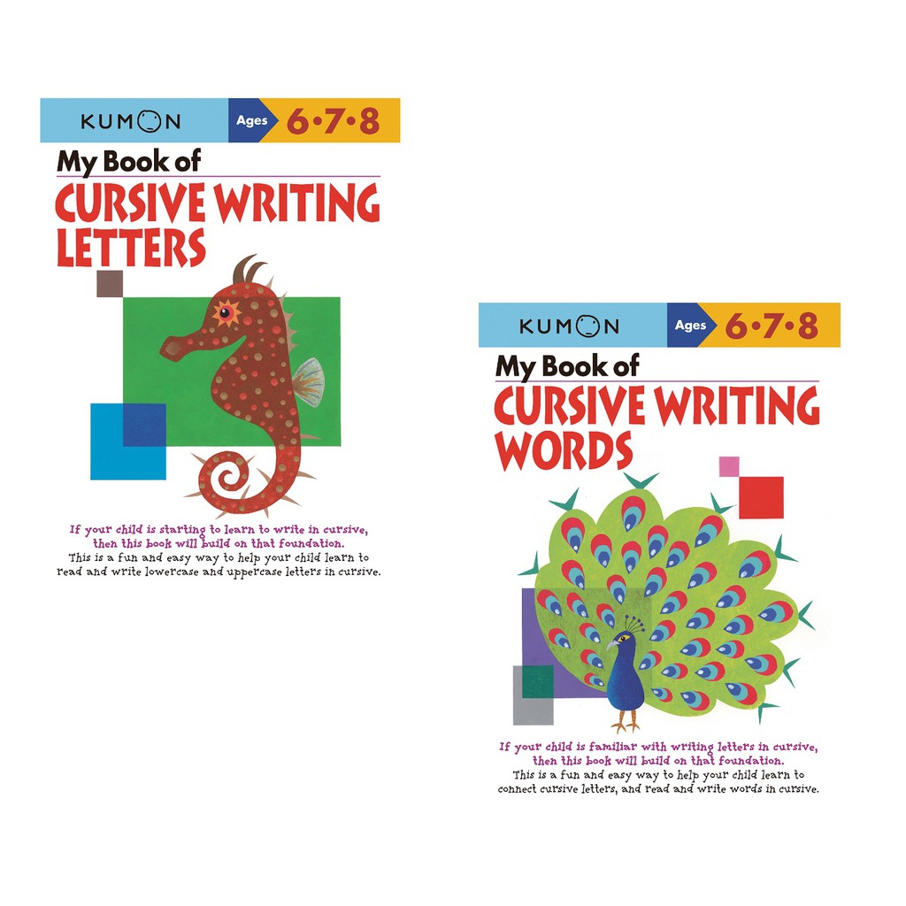 Kumon : Cursive Writing /2 Titles / Letters / Words | Shopee Malaysia