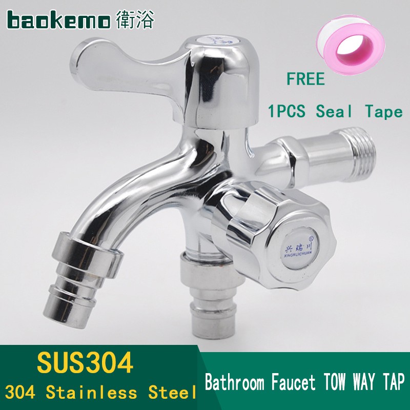 Bathroom /Laundry Faucet TWO WAY TAP | Shopee Malaysia