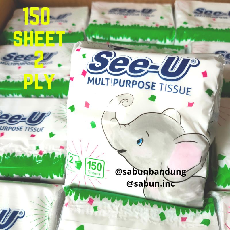 Tissue See U Multipurpose Tissue Pop Up Elephant Tissue Table Tissue ...