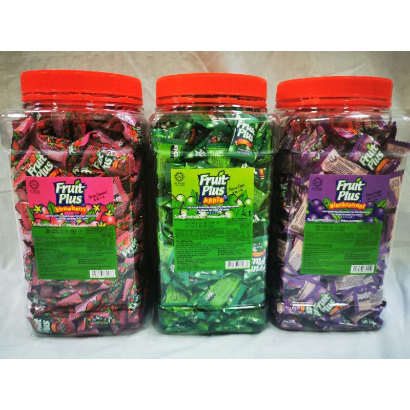ALL FRUIT PLUS BOTOL 1KG 水果糖 (350PCS) | Shopee Malaysia