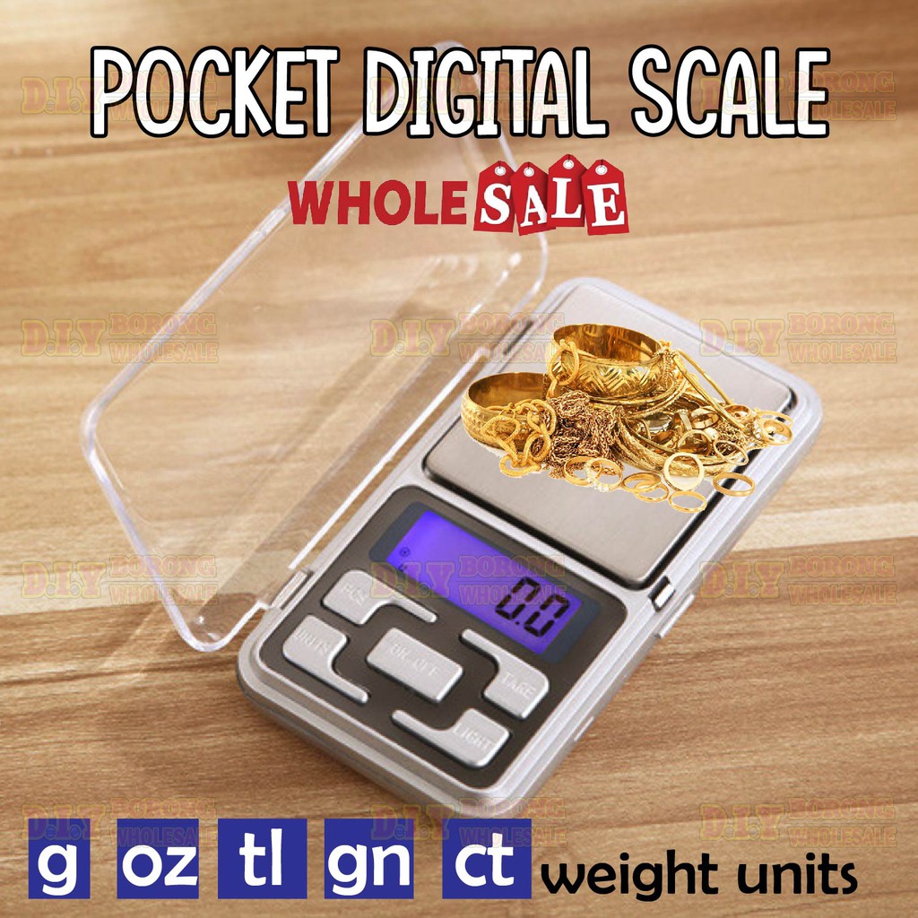 HOT ITEM ‼️ Digital Pocket Scales 0.1g Jewellery Gold Weighing Balance Scale | Shopee Malaysia