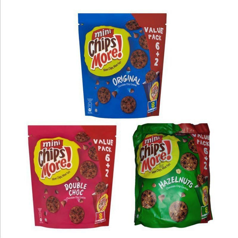 Chipsmore Mini Value Pack 6+2 (8 x 28g) (Original / Double Choco ...
