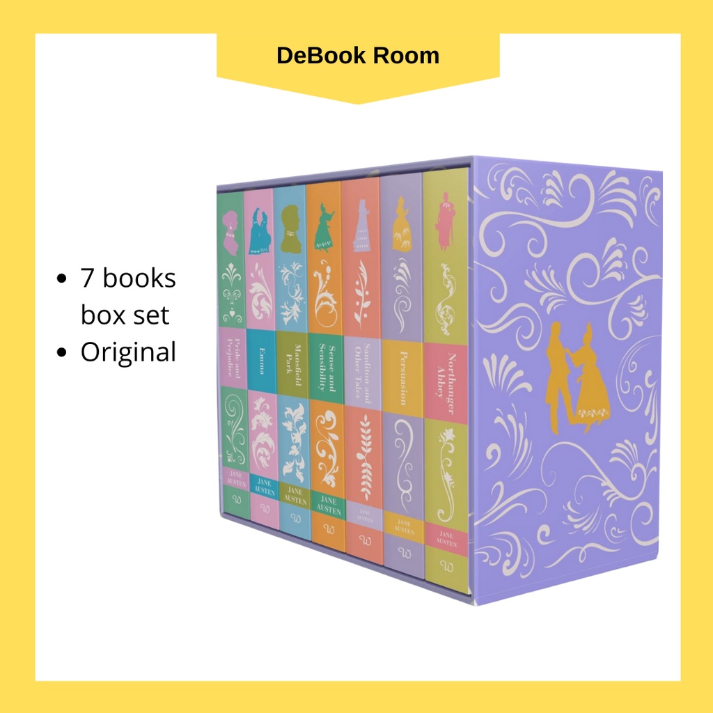 Jane Austen Complete 7 Books Collection Box Set (Hardcover) | Shopee ...
