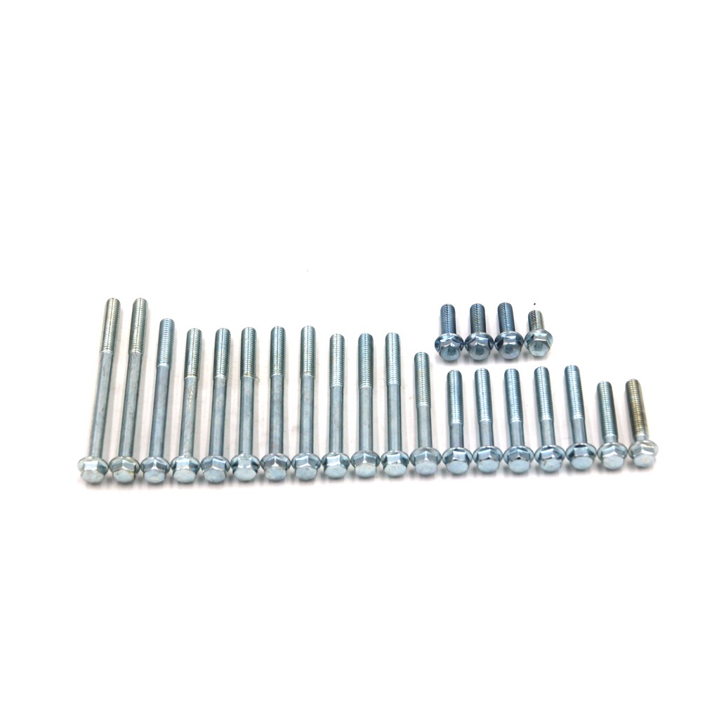 WAVE100 W100 CRANKCASE FULL ENGINE COVER SCREW COMPLETE SET | Shopee ...