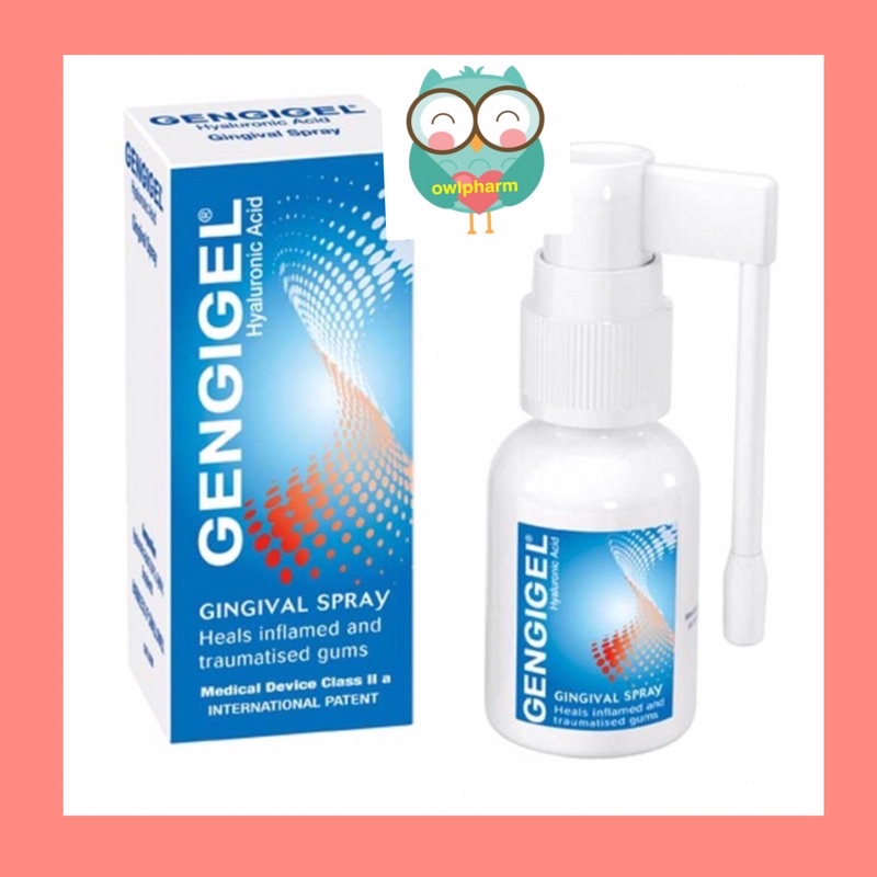 Gengigel Hyaluronic Acid Oral Spray 20ml / Nutriva MED Propolis ...